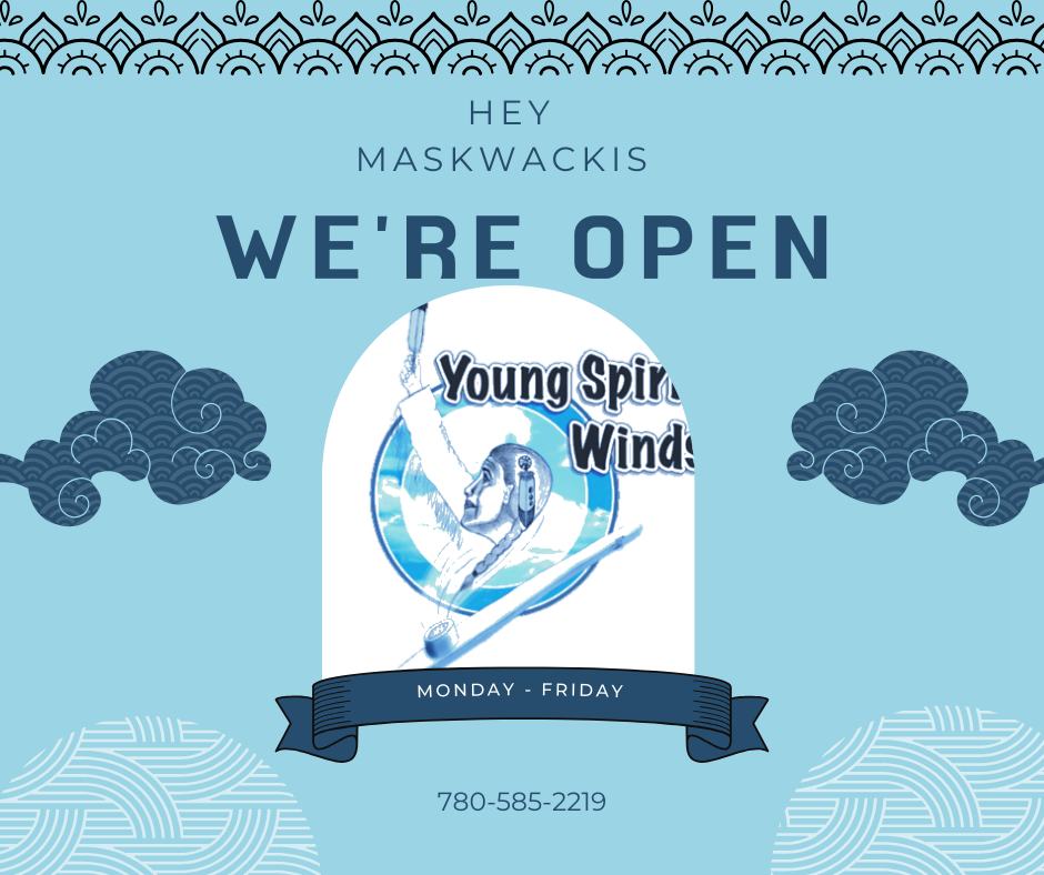 We’re BACK in action ! Young Spirit Winds’ Spring Program is in FULL SWING Monday–Friday (unle ...